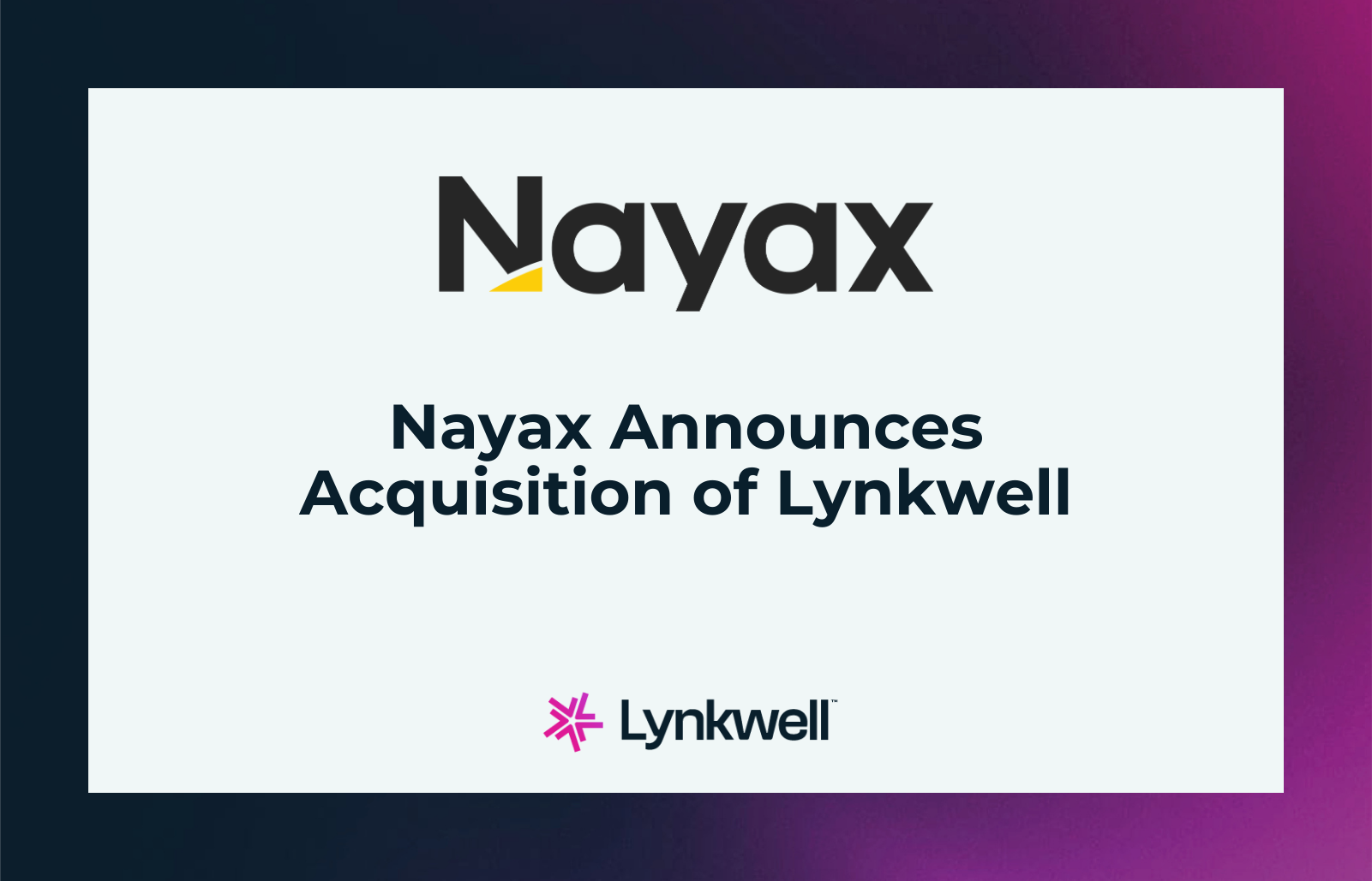 Nayax Announces Acquisition of Lynkwell - Lynkwell